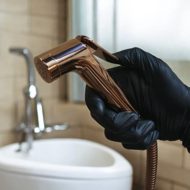 Rose Gold Stainless Muslim Shower 5 inch + 1.2m Pipe | Reliance ...